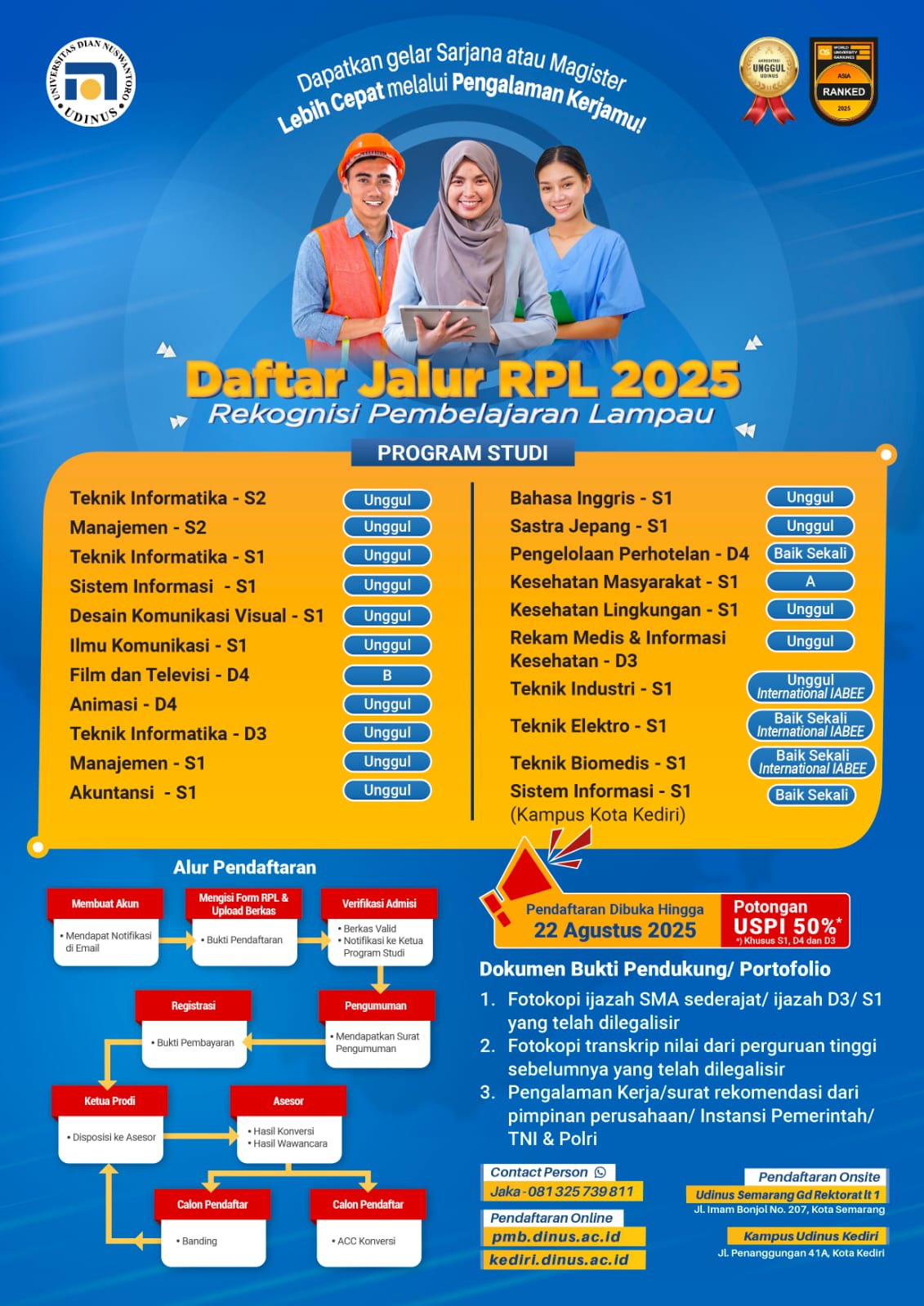 Jalur RPL | Penerimaan Mahasiswa Baru